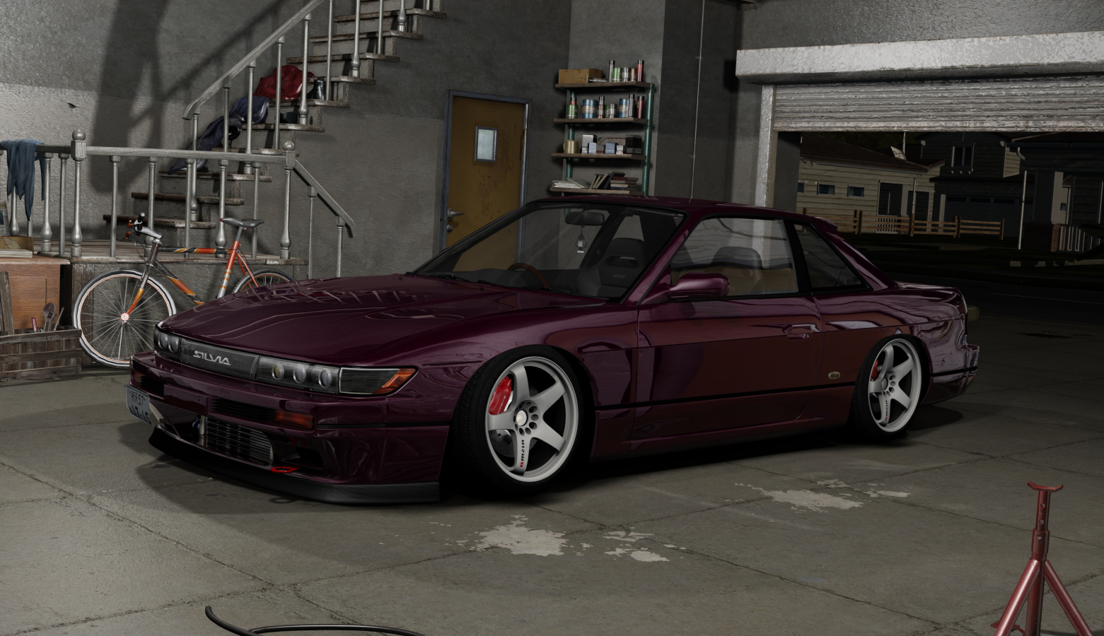 【Assetto Corsa】S13 シルビア（SILVIA）Kyusai Spec | Nissan Silvia (PS13 ...