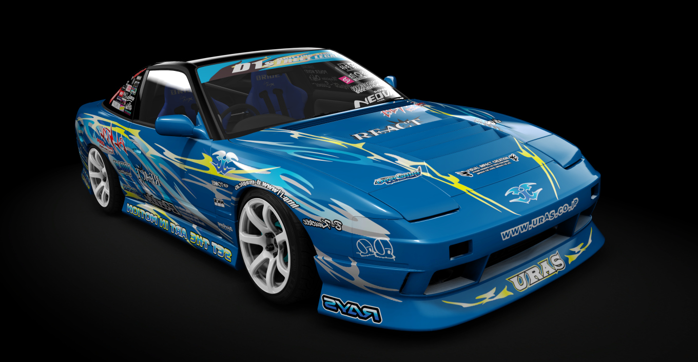 【Assetto Corsa】180SX（ワンエイティ）RPS13 タイプX | Nissan 180SX RPS13 Bn-Sports ...