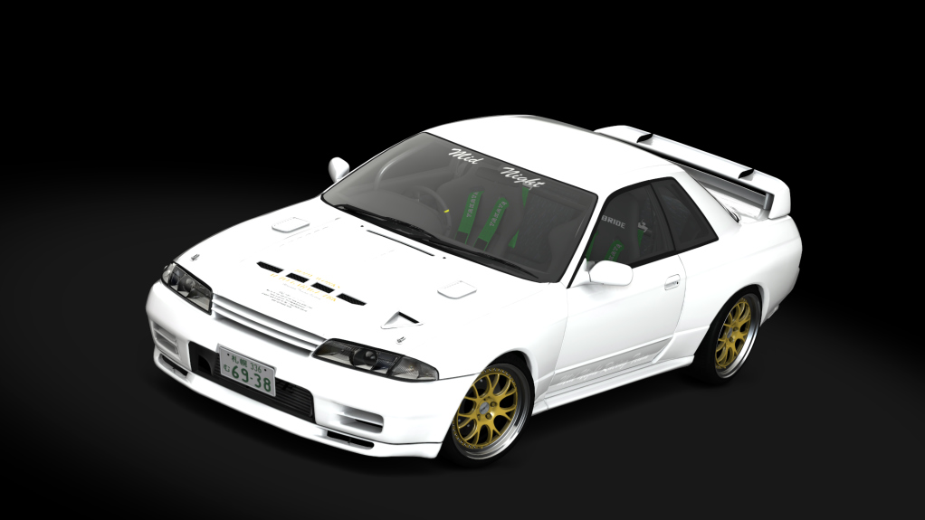 【Assetto Corsa】スカイライン R32 GT-R Mid Night | Nissin Skyline BNR32 Mid ...