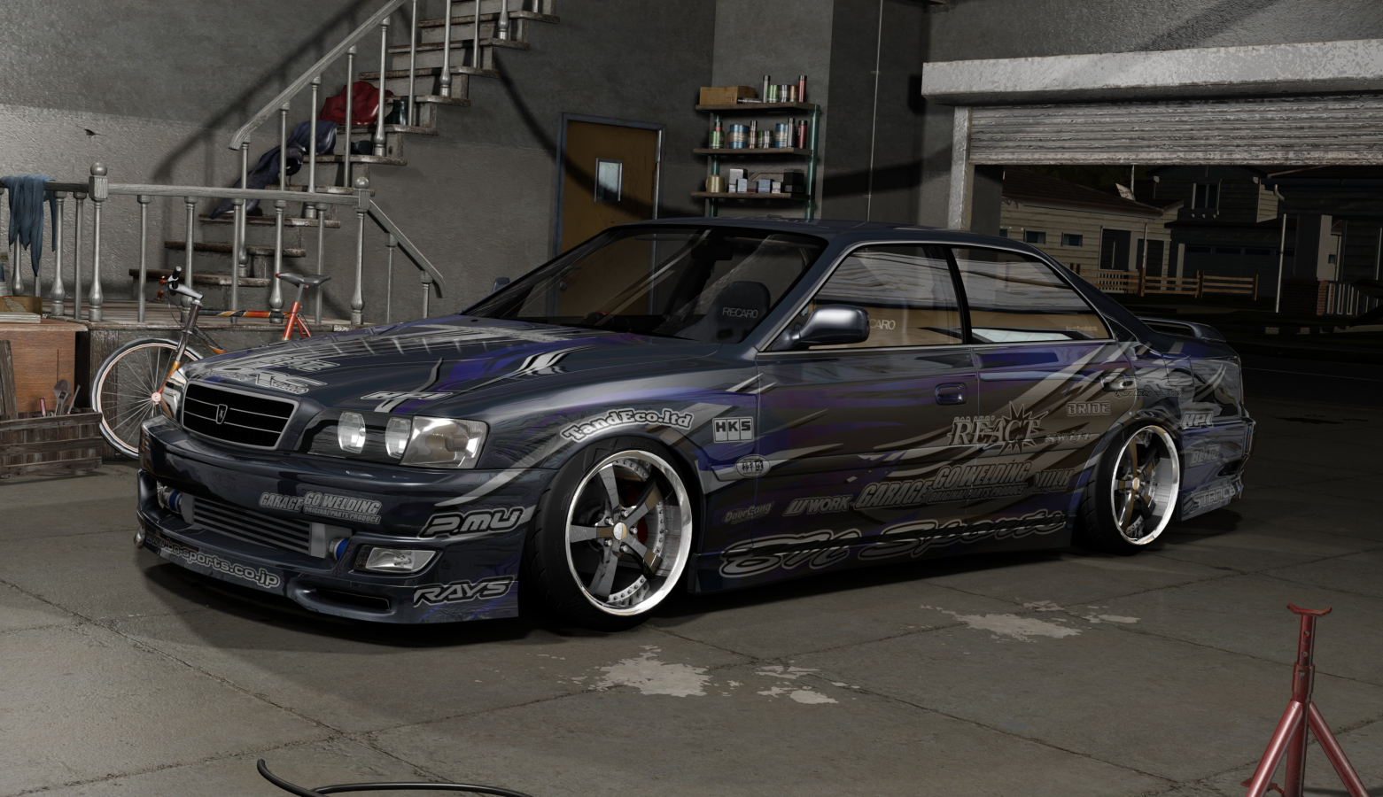 【Assetto Corsa】CHASER（チェイサー）ツアラーV JZX100 | DWG Toyota JZX100 Chaser ...