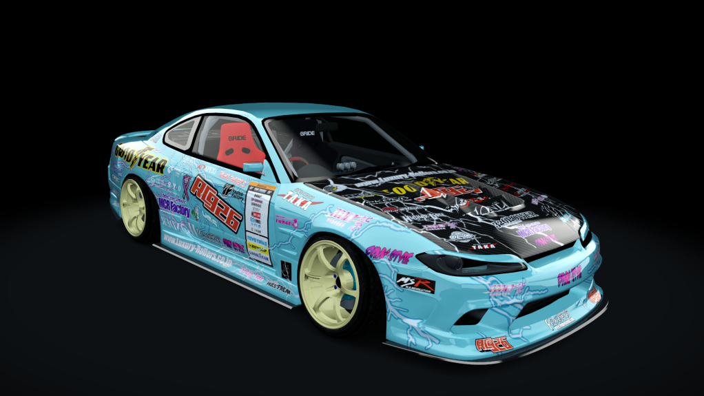 【Assetto Corsa】シルビア S15 スペックR VERTEX KNM | KNM N Line Nissan SILVIA ...