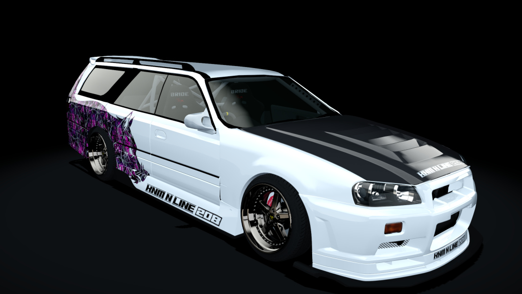 【Assetto Corsa】ステージア（STAGEA）R34 KNM | KNM N Line Nissan Stagea R34 ...