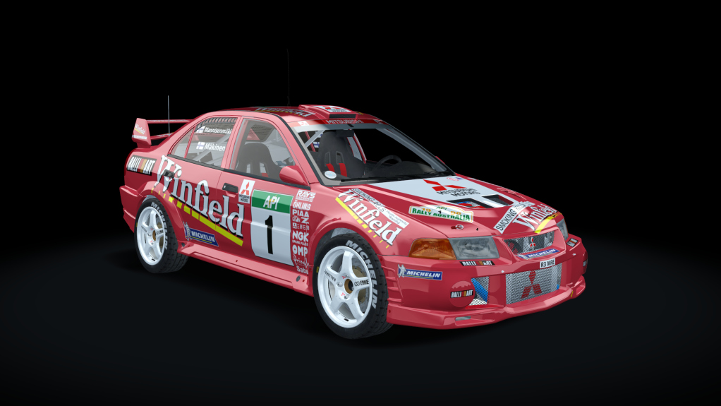 【Assetto Corsa】三菱・ランサー (LANCER) エボリューション6 WRC | Mitsubishi Lancer EVO ...
