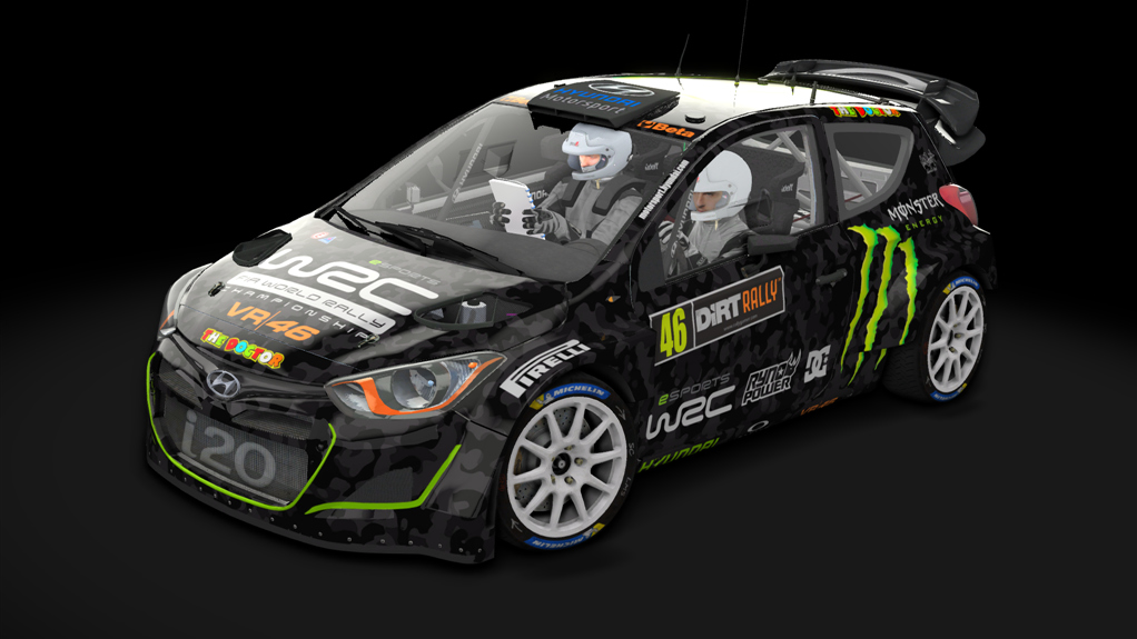 【Assetto Corsa】Hyundai（ヒョンデ）i20 WRC ’13 LF | LF WRC Hyundai i20 WRC ’13 ...