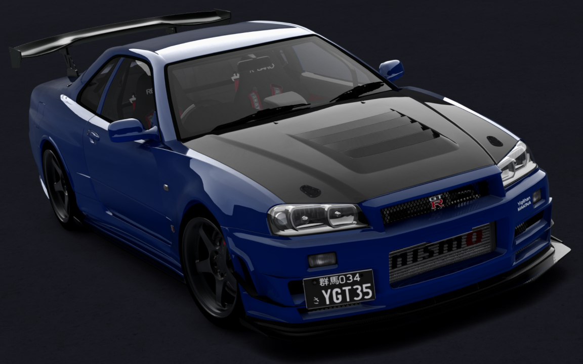 【Assetto Corsa】スカイライン R34 GT-R V-SPEC Nür II | Nissan Skyline GT-R R34 ...