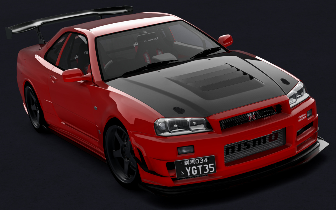 【Assetto Corsa】スカイライン R34 GT-R V-SPEC Nür II | Nissan Skyline GT-R R34 ...