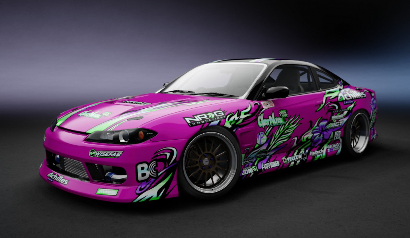 シルビア S15 用スキン(D1GP 中村直樹バージョン同梱) | Nissan Silvia S15 WDT Street | 突撃アセットコルサ