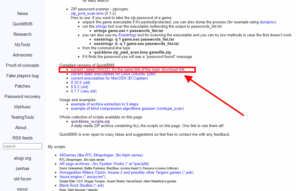 QuickBMS の使い方 | 突撃アセットコルサ