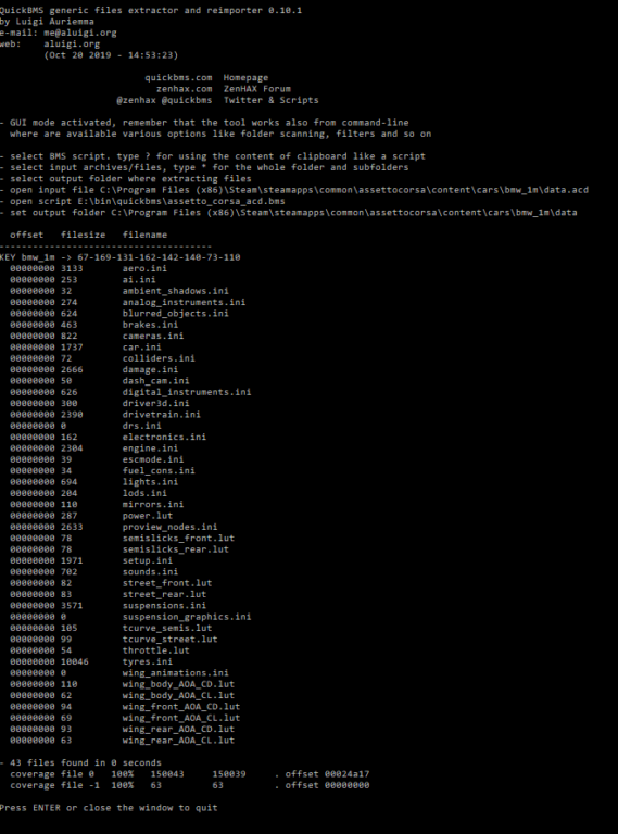 QuickBMS の使い方 | 突撃アセットコルサ