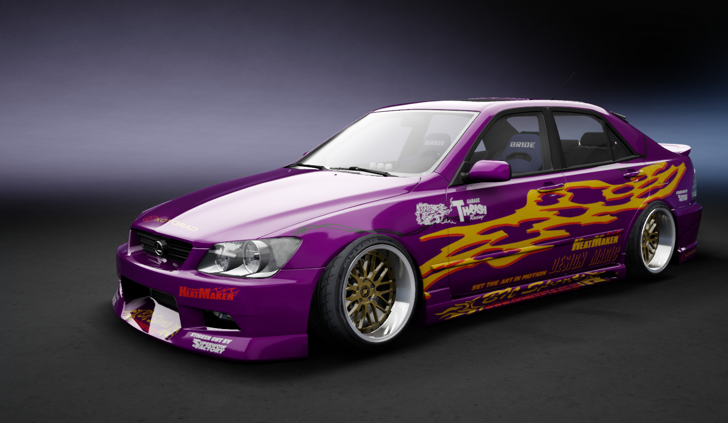レクサス IS300 John Ruiz’s altezzaスキン | Lexus IS 300 Guerilla | 突撃アセットコルサ